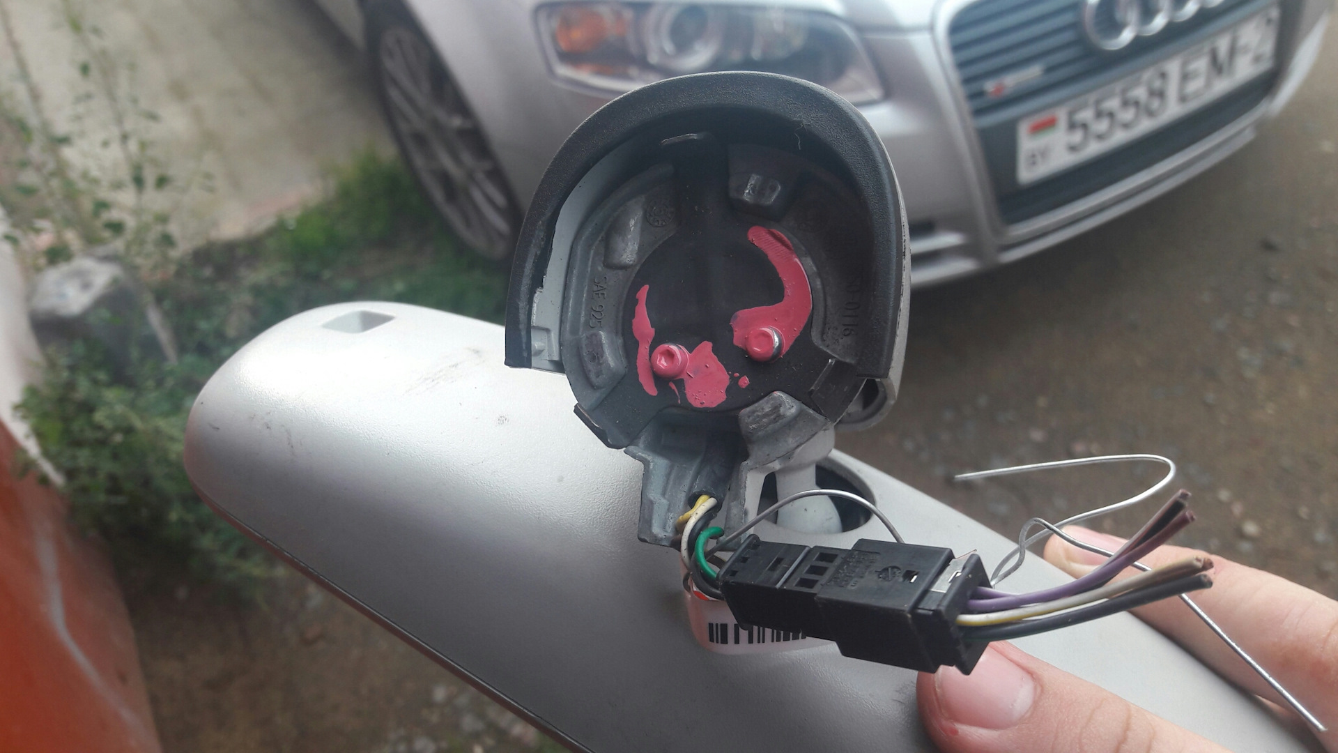 Зеркало с авто затимнением! — Audi A4 (B7), 1,8 л, 2006 года ...