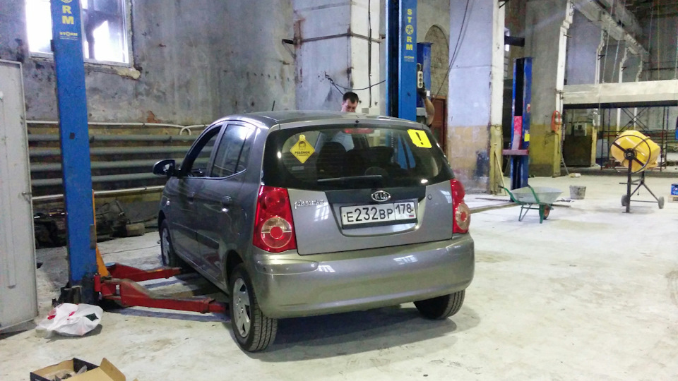Замена тросика сцепления — KIA Picanto (1G), 1 л, 2010 года | визит на ...