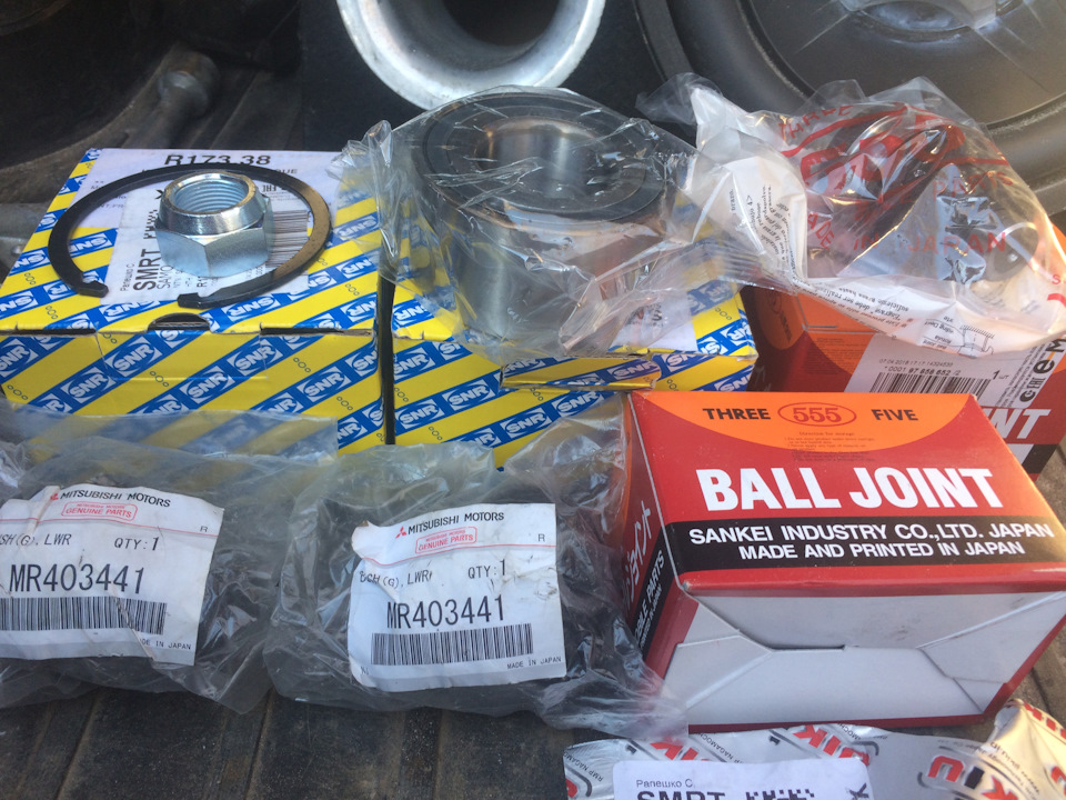 замена подшипников ступиц — Mitsubishi Lancer IX, 2 л, 2007 года ...