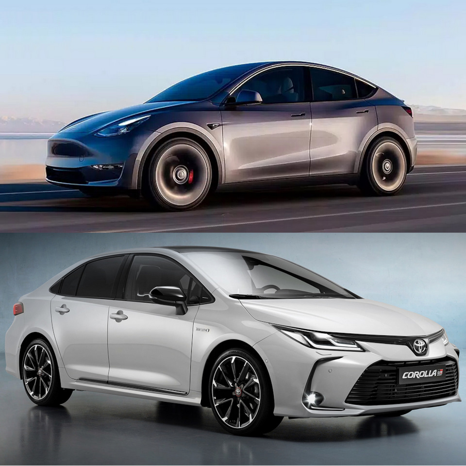 Toyota Corolla vs Tesla Model Y — DRIVE2