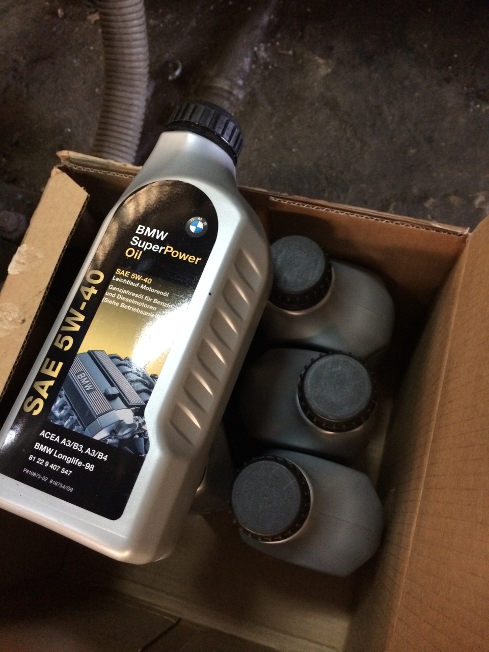 Замена филитров и масла в моторе. — BMW 5 series (E39), 4,4 л, 2001 ...