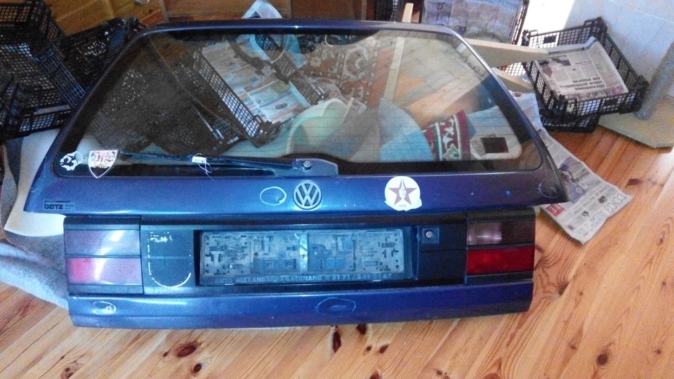крышка багажника — Volkswagen Passat Variant (B3), 1,8 л, 1990 года ...
