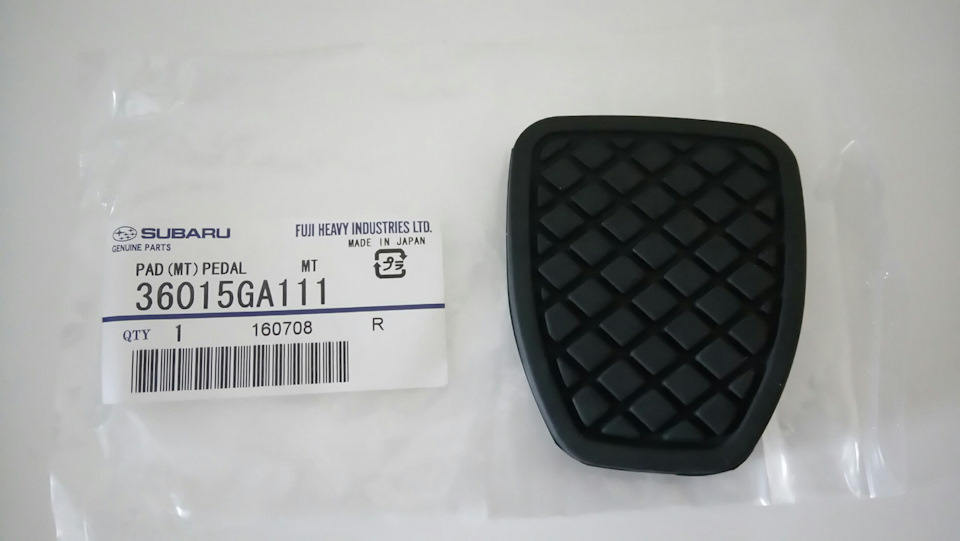 Накладка педалей сцепления и тормоза Subaru — Subaru Forester (SG), 2 л ...