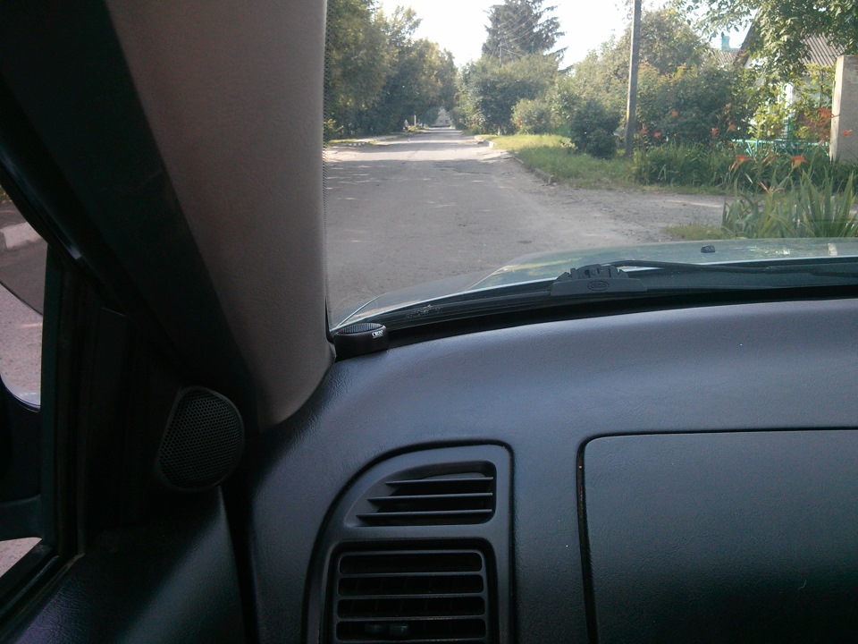 Пищалки в штатные места — Mitsubishi Galant (8G), 2,5 л, 1999 года ...