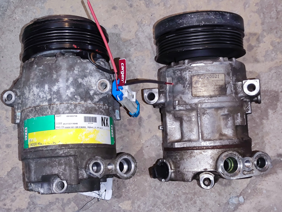 Замена компрессора на компрессор с электромагнитной муфтой (Эпопея о ...