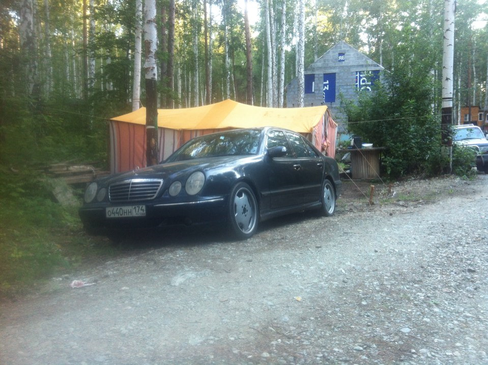 Стали ближе к земле! — Mercedes-Benz E-class (W210), 4,3 л, 1999 года ...