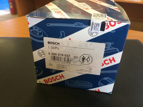 0280218037 Датчик массового расхода воздуха BOSCH | Запчасти на DRIVE2