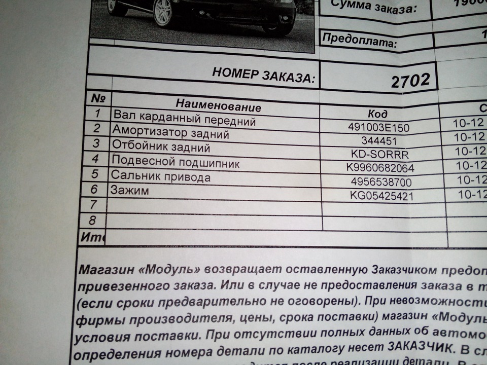 Запчасти — KIA Sorento (1G), 2,5 л, 2004 года | своими руками | DRIVE2