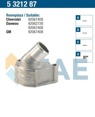 92062728 Термостат DOHC 1,8L 2,0L 2.2L GM | Запчасти на DRIVE2