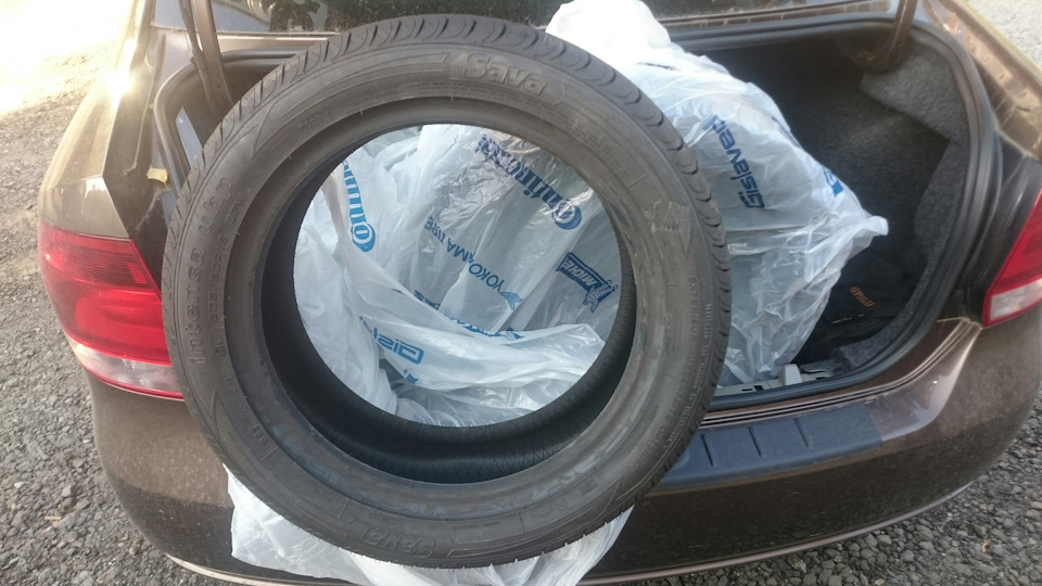 Шины на следующий сезон.) sava intensa uhp 205/50 r16 — Volkswagen Polo ...
