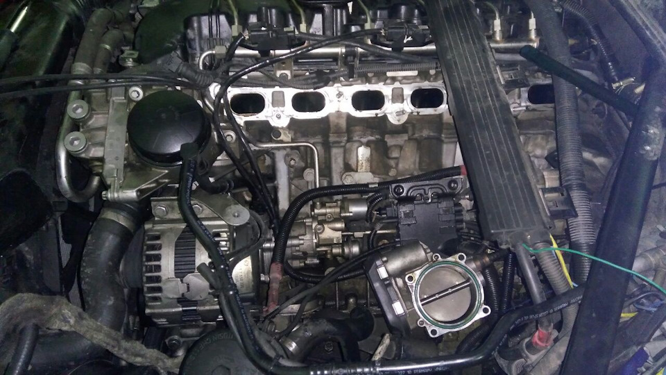 N54 Carbon Walnut blasting Intake valves cleaning — BMW 3 series (E90 ...