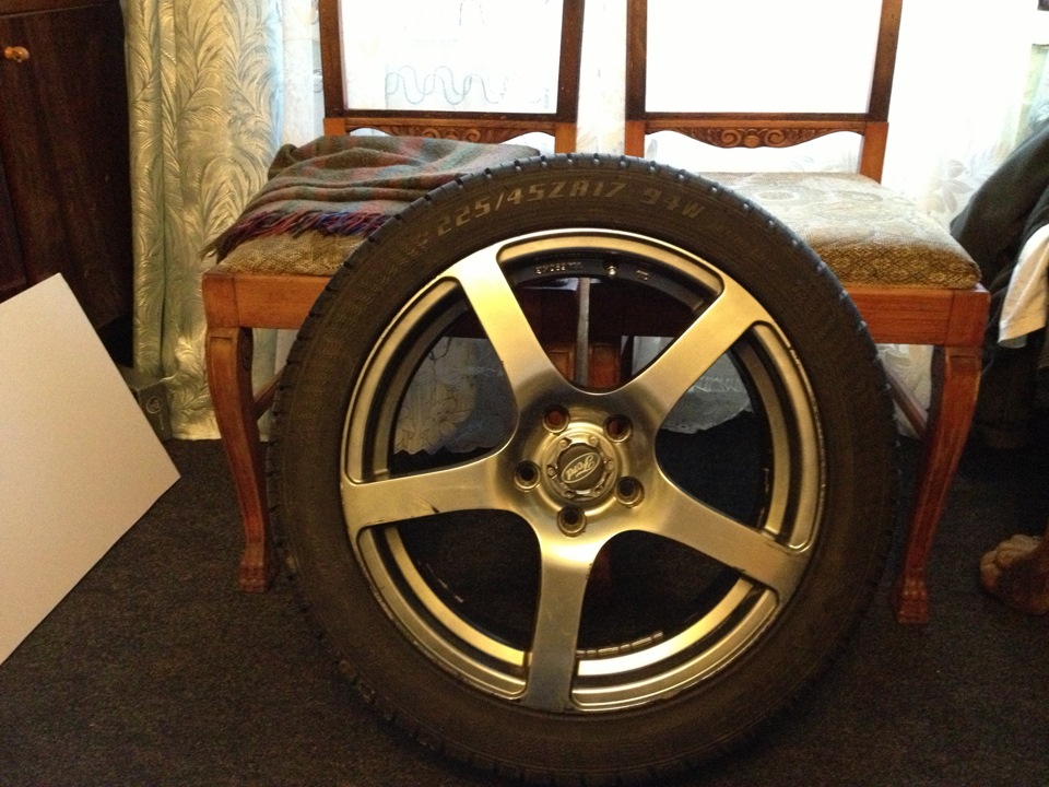 Продам диски и резину 5х108 ET-50 225/45 R-17 — Ford Focus Hatchback II ...