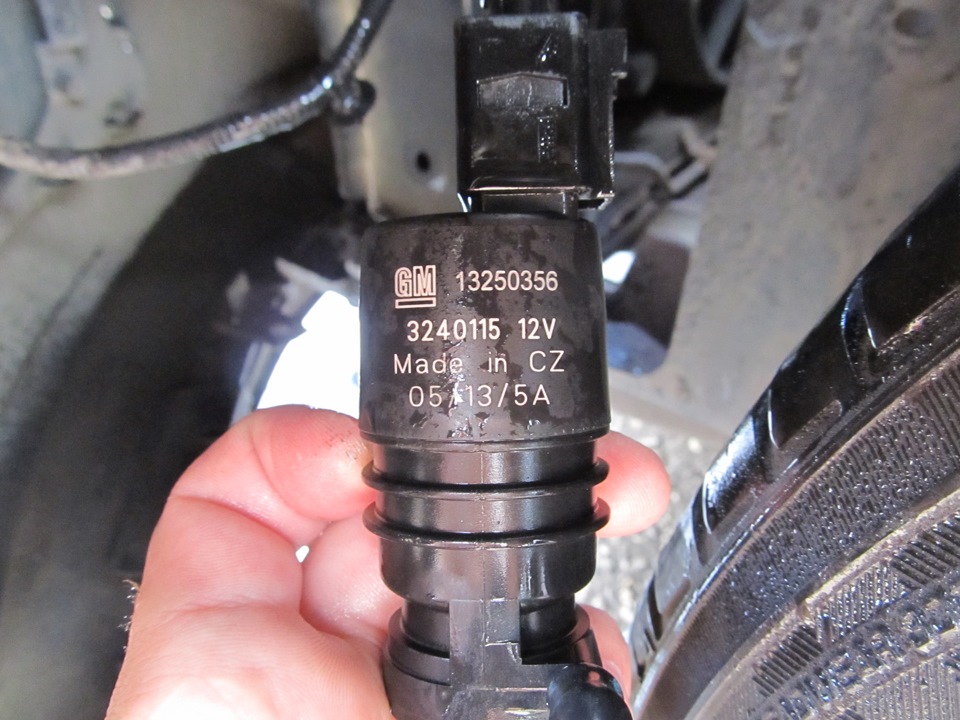 13250356 Насос омывателя лоб стекла GM | Запчасти на DRIVE2