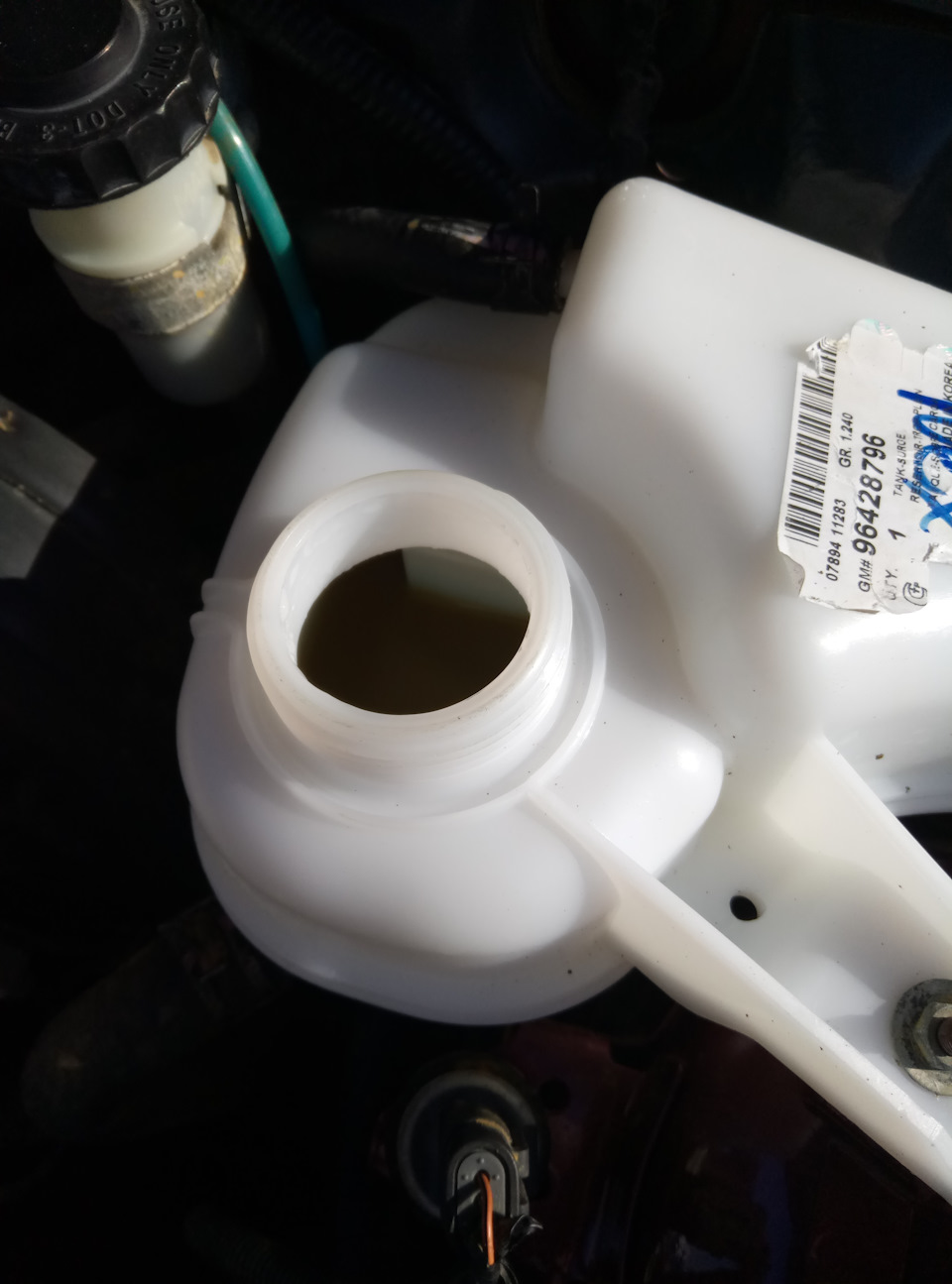 96428796 Бачок расширительный GM | Запчасти на DRIVE2