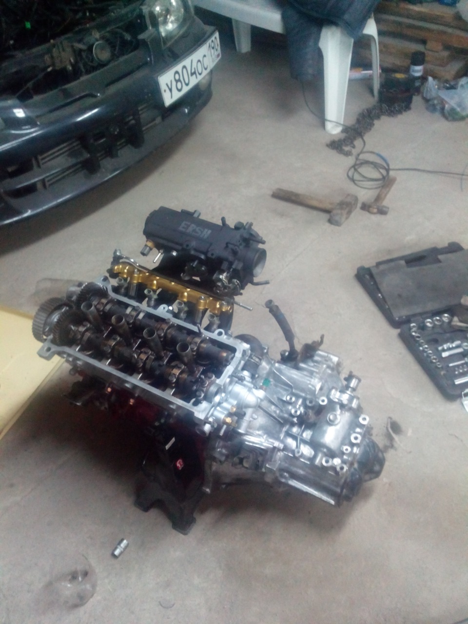 4efte+td04 inside! — Toyota Starlet (90), 1,3 л, 1999 года | своими ...