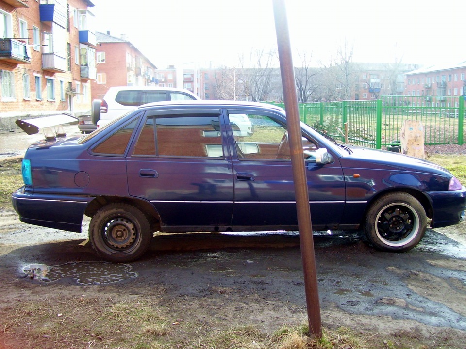 Установл литье MOMO Quasar 1 и закатал задний Pro Sport — Daewoo Nexia ...
