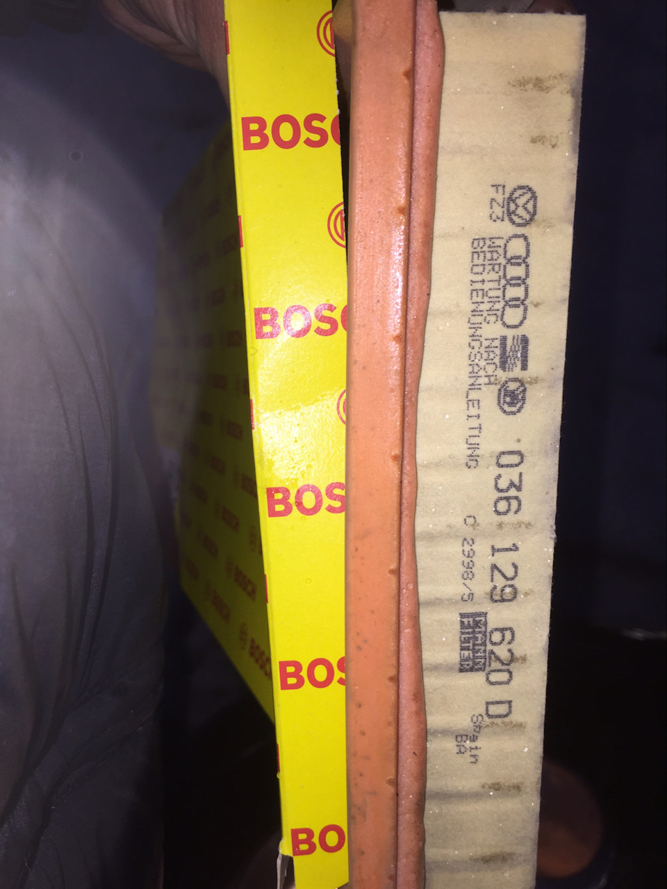 Замена воздушного фильтра — Volkswagen Polo Mk4, 1,4 л, 2003 года ...