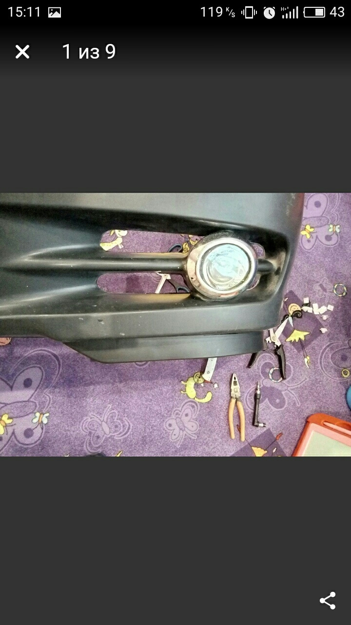 Молдинги под бампер Соната от Серато — Hyundai Sonata IV (EF), 2 л ...