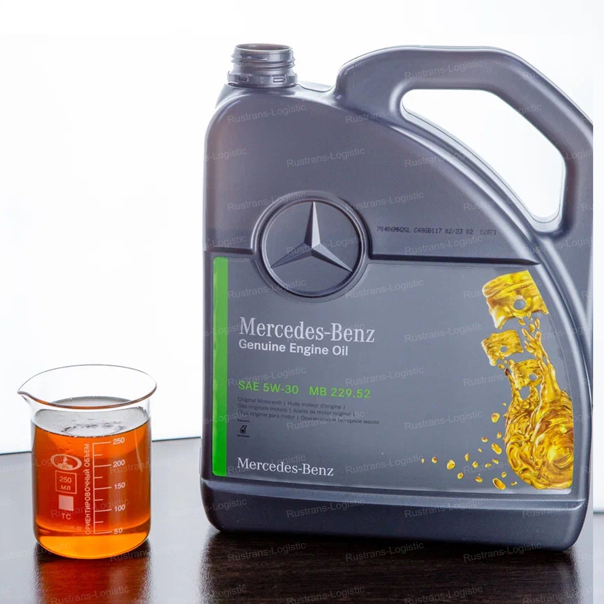 Цвет моторного масло Mercedes-Benz SAE 5W-30 / MB 229.52 🛢 — Rustrans ...