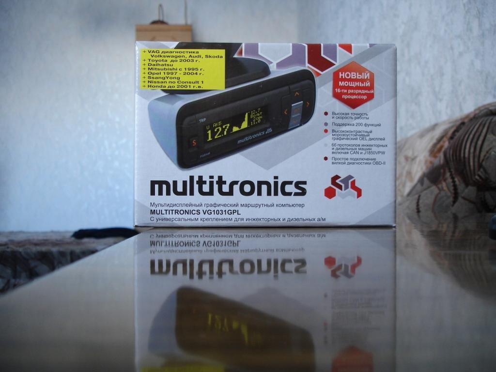 Маршрутный бортовой компьютер Multitronics VG1031GPL — Ford Fusion, 1,6 л, 2007 года ...