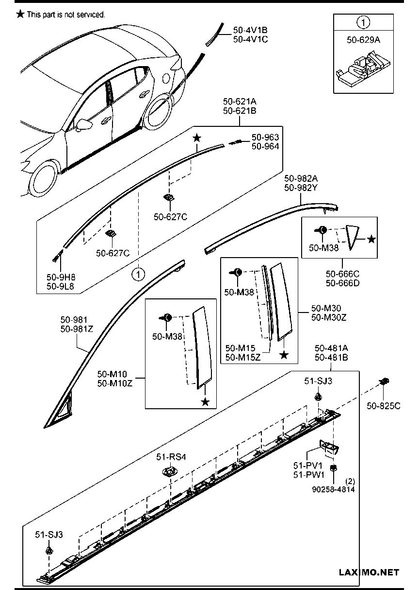 902584814 ЗАКЛЕПКА / RIVET Mazda | Запчасти на DRIVE2