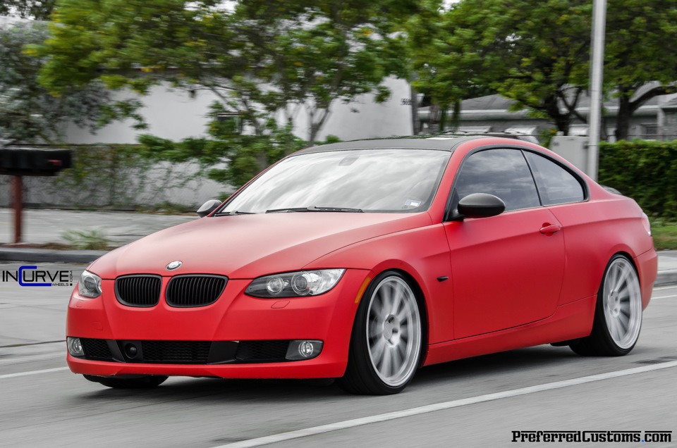 Matte Red BMW 335i | IC-S10 — TuningPoint | AWE Tuning Россия на DRIVE2