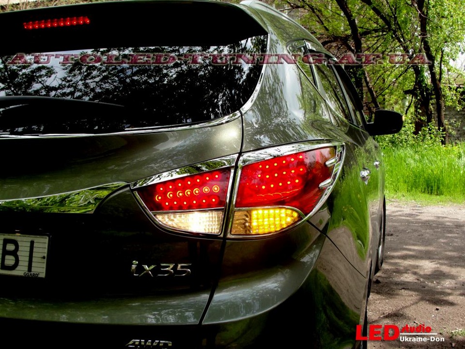 Hyundai IX35 задние светодиодные фонари — AutoLed-Tuning на DRIVE2