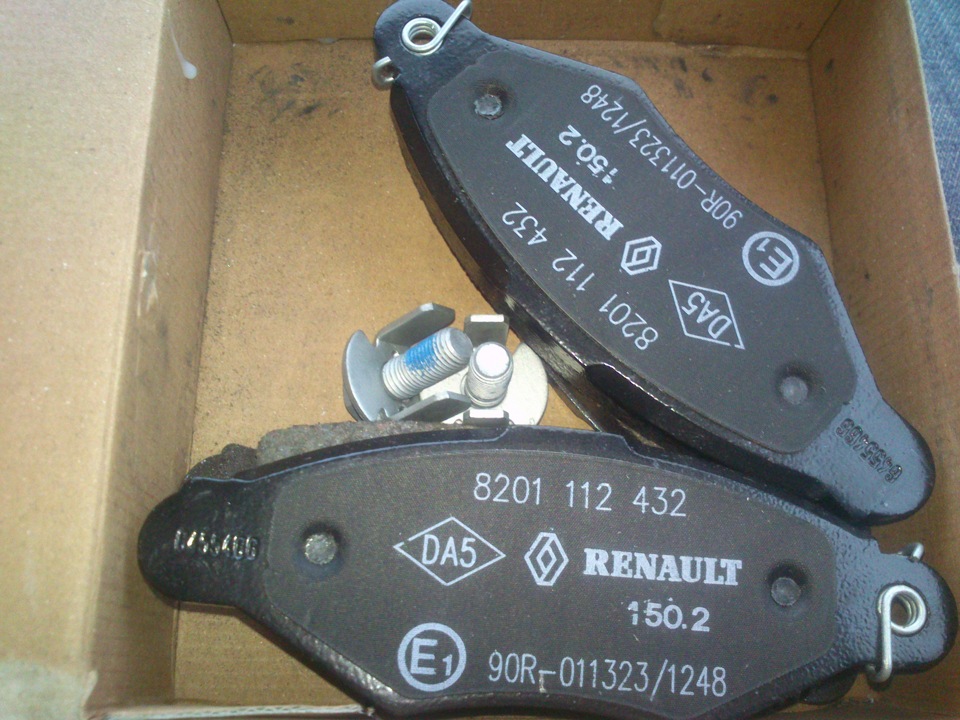 Оригинальные колодки — Renault Kangoo (1G), 1,5 л, 2007 года | своими ...