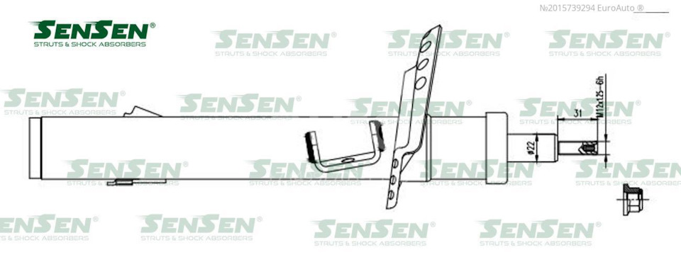 42141592 Амортизатор подвески SENSEN | Запчасти на DRIVE2