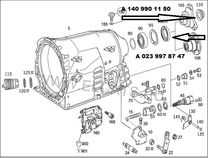Продолжение большого ТО. АКП, фильтр, масло…Осень2015 — Mercedes-Benz E ...