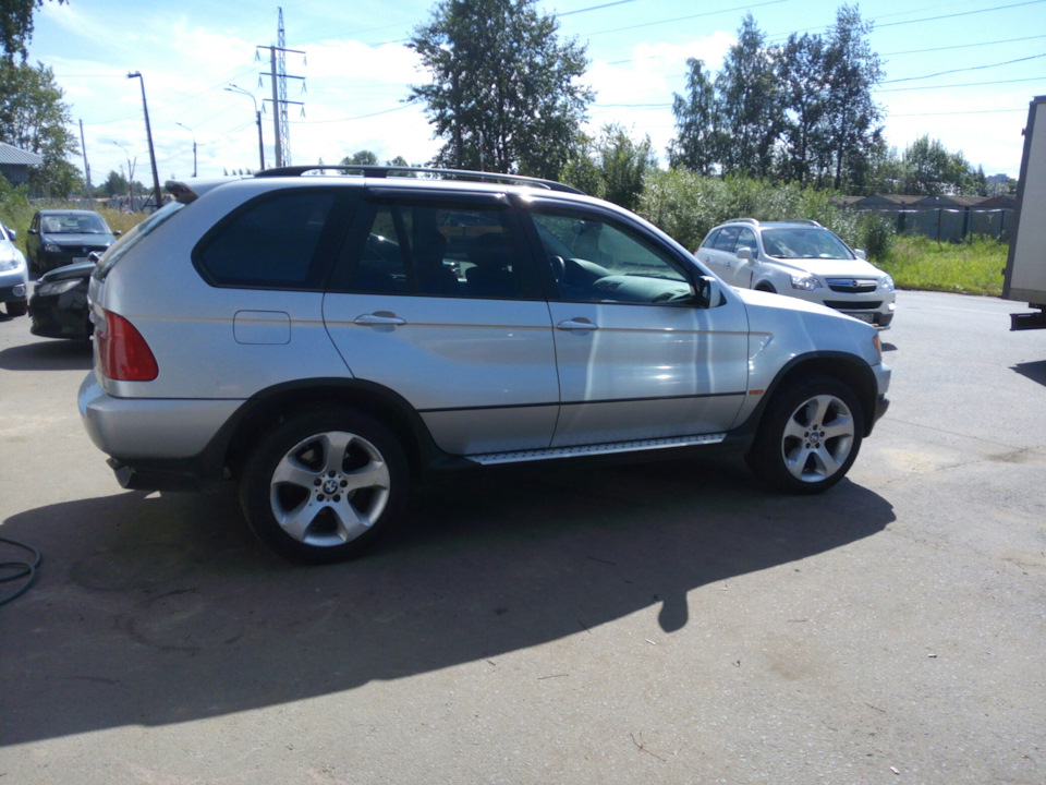 Разноширокие колеса — BMW X5 (E53), 3 л, 2002 года | колёсные диски ...