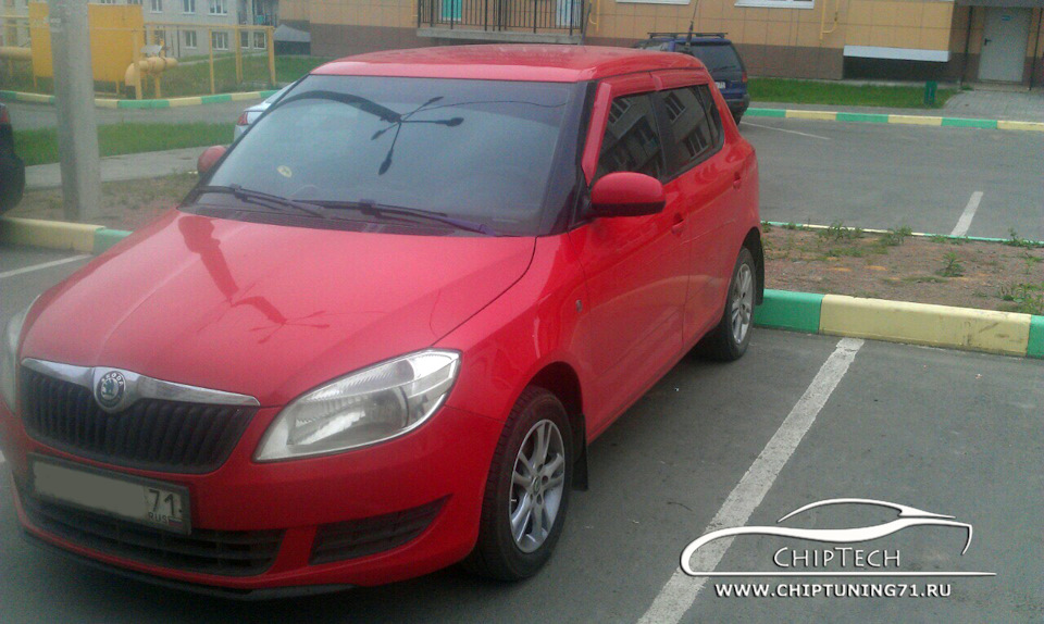 Skoda Fabia II 1.2 — ChipTech | Чип-тюнинг в Туле на DRIVE2