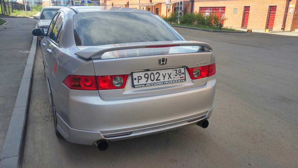 Задняя оптика — Honda Accord (7G), 2 л, 2003 года | стайлинг | DRIVE2