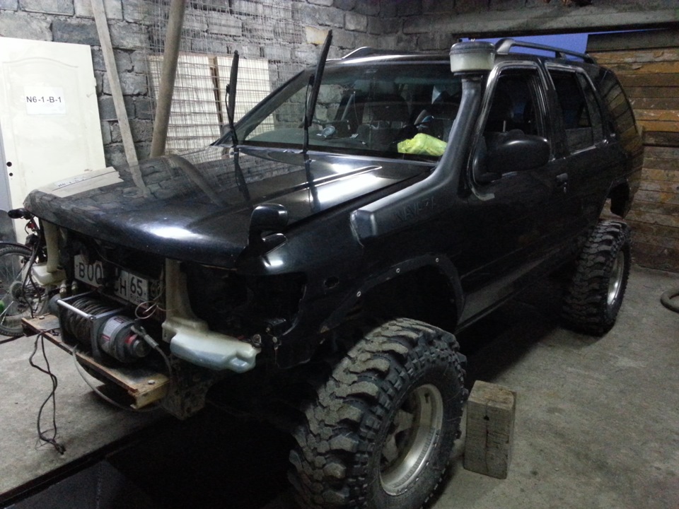 RAPTOR U-POL, GRAVITEX, мастика… — Nissan Terrano R50, 2,7 л, 1996 года ...