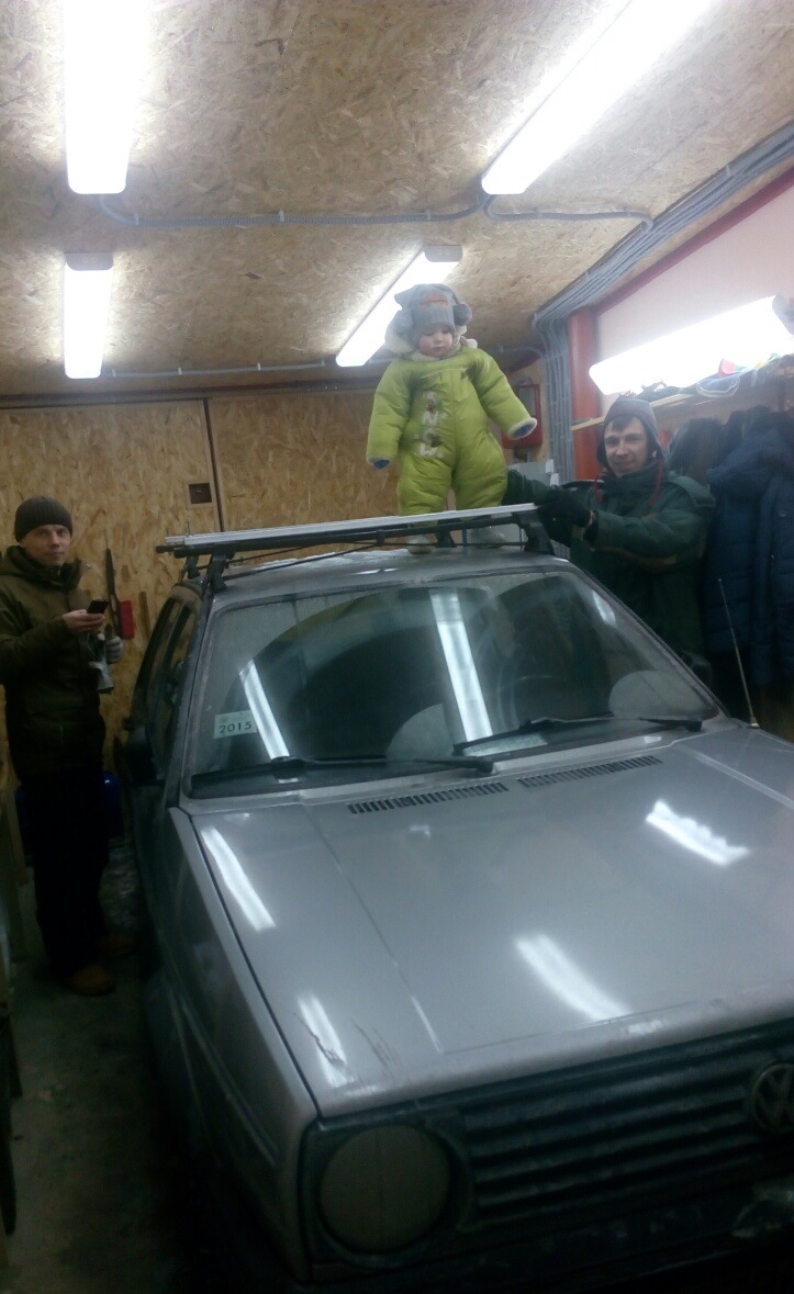 Универсальный багажник на крышу Гольф 2 — DRIVE2