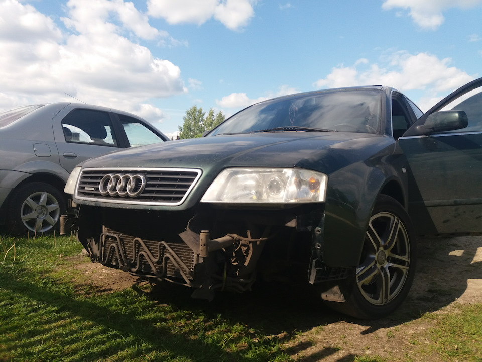 [ 23 ] Ремонт крепления переднего бампера — Audi A6 (C5), 2,8 л., 1998 ...
