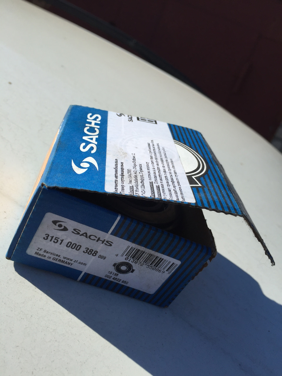 3151000388 Выжимной подшипник SACHS | Запчасти на DRIVE2