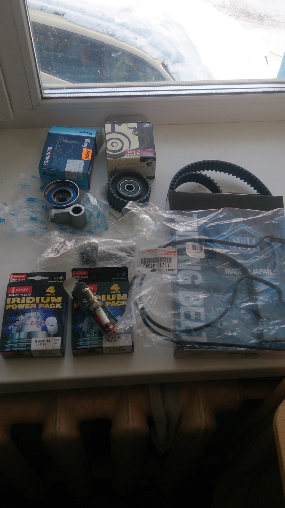 Расходники для смены ремня ГРМ — Toyota Mark II (110), 2,5 л, 2000 года ...