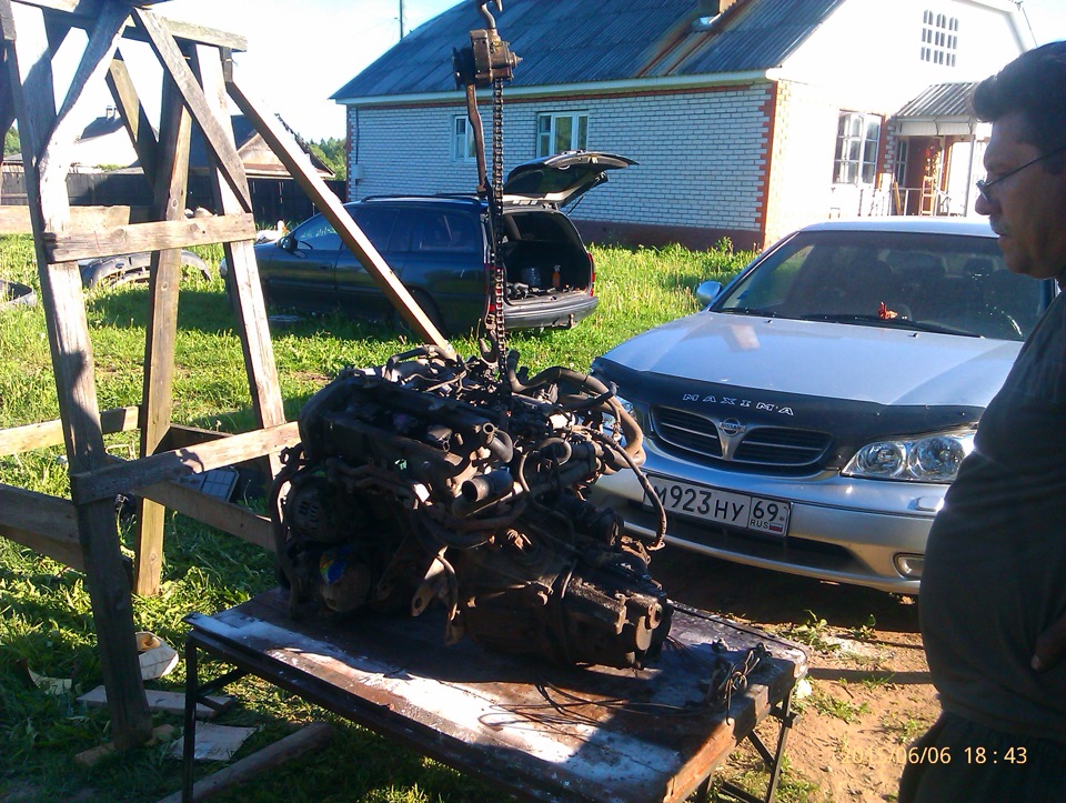 Полная замена ГРМ VQ20DE — Nissan Maxima QX (A33), 2 л, 2000 года ...