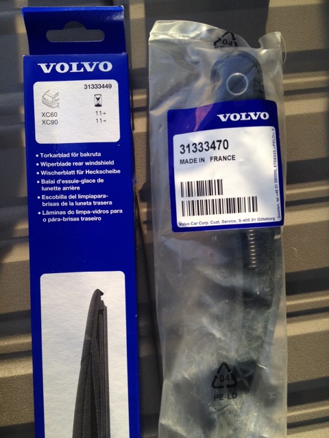 31333449 Поводок стеклоочистителя заднего 390 мм/16 Volvo | Запчасти на ...