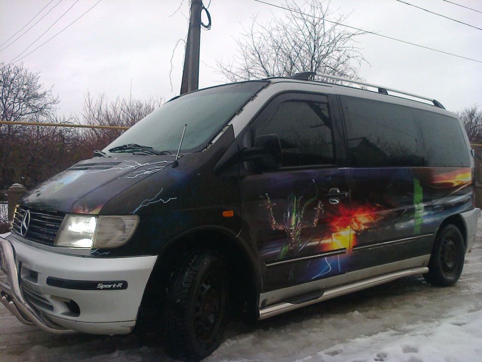 Продам зимнюю резину на железках — Mercedes-Benz Vito (1G), 2,2 л, 1999 ...