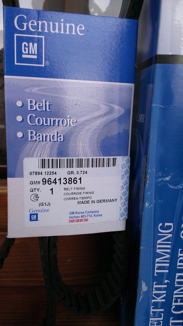 Замена ГРМ на движке 1.8 F18D3 — Chevrolet Lacetti 5D, 1,8 л, 2008 года ...