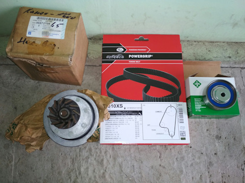 96872704 Насос водяной / Daewoo Chevrolet Aveo, Lanos, Rezzo 1.3-1.6 97 ...