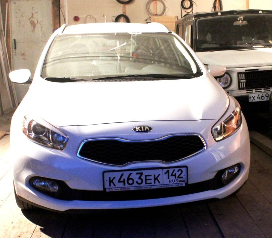 Номер! — KIA Ceed SW (2G), 1,6 л, 2014 года | прикол | DRIVE2