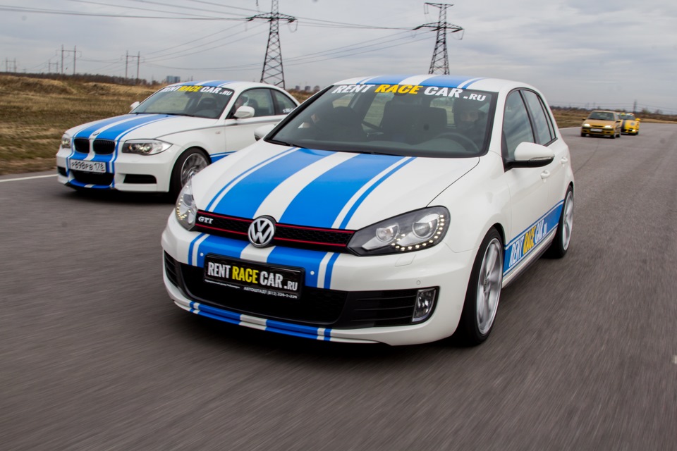 Фотосессия RentRaceCar.ru на автодроме — Volkswagen Golf GTI Mk6, 2 л, 2013 года | фотография ...
