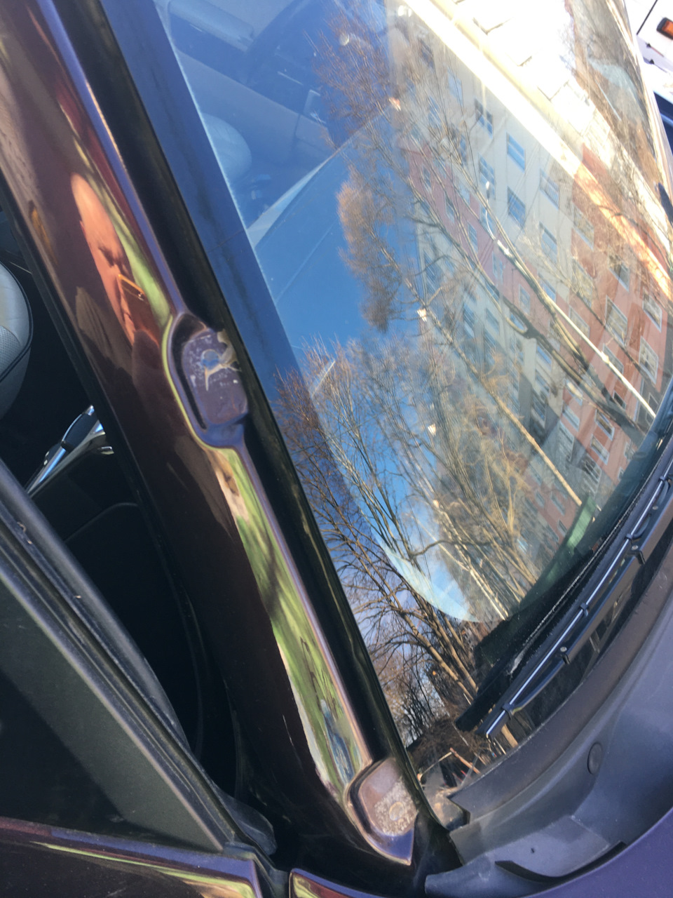 Установка молдинга лобового стекла на Range Rover L322 2008 года — Land ...