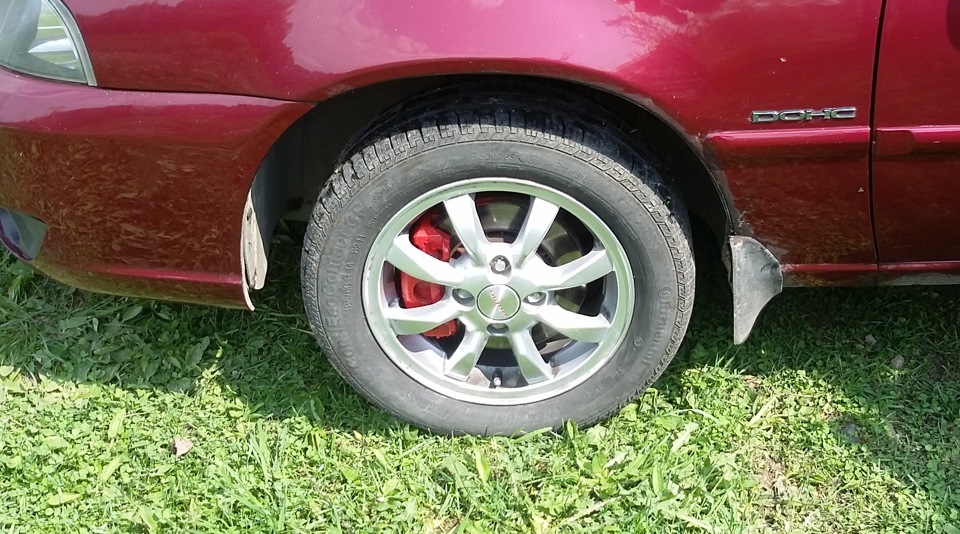 Переобулся, дубль 2. — Daewoo Nexia (N150), 1,6 л, 2011 года | колёсные диски | DRIVE2