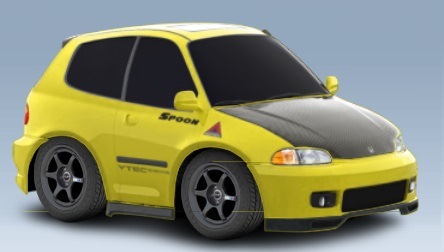 Spoon Civic EG6 прикалывается над R33 GT-R, RX 7, Supra и S14 Silvia ...