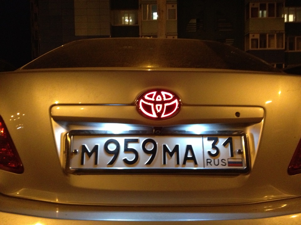 3D Эмблема Toyota на крышке багадника. — Toyota Camry (XV40), 2,4 л ...