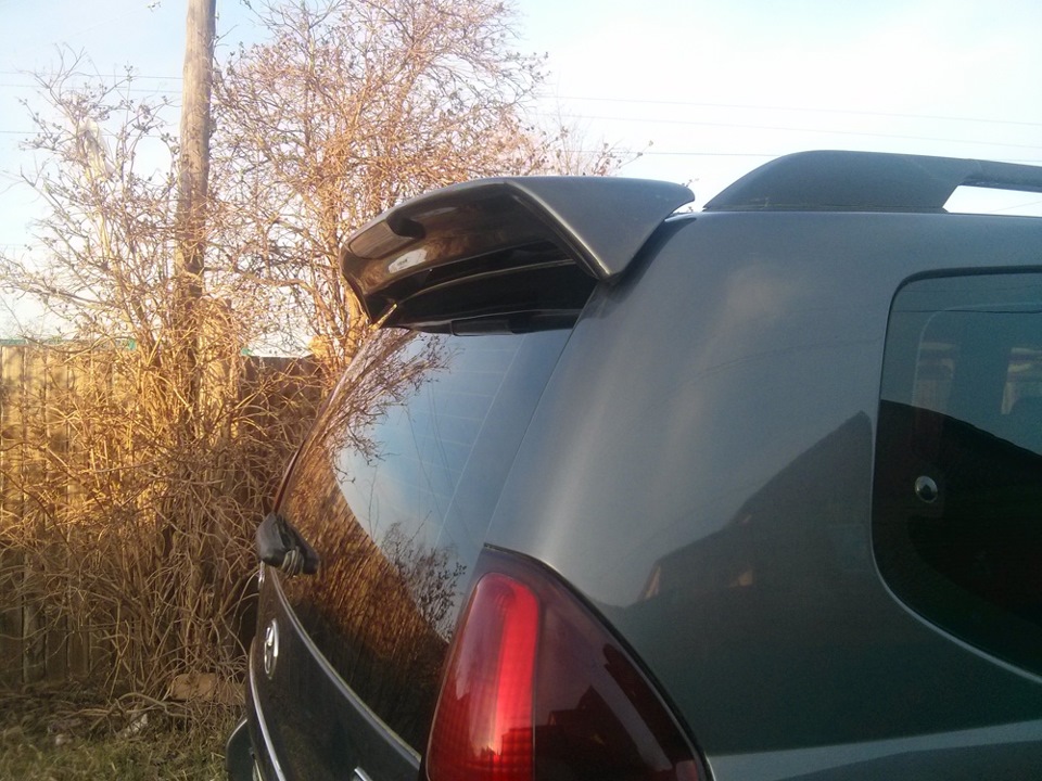 Задний спойлер — Toyota Land Cruiser Prado 120-series, 2,7 л, 2008 года ...